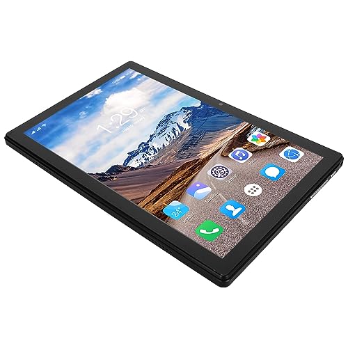 MAVIS LAVEN 2 in 1 Tablet PC 10.1 Inch FHD Tablet 4G LTE Keyboard Expandable 128GB 5G WiFi Black Octa Core CPU for Android 12 for Travel (US Plug)