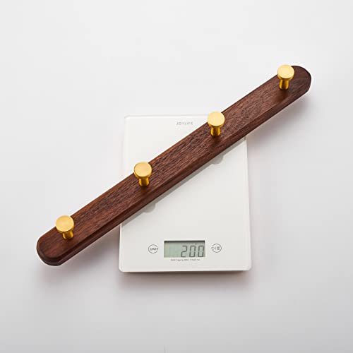 Wood Wall Mount Hooks, Modern Coat Hooks, Coat Rack Wall Mounted Hangers for Clothes, Keys, Plants, Towels, Wooden Hat Hooks for Entryway, Bathroom