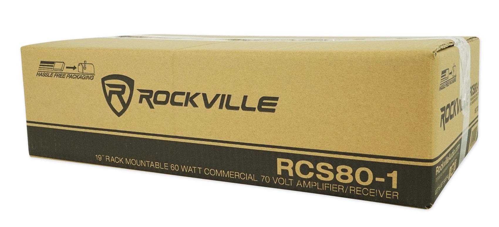 Rockville Commercial Restaurant Amp+(8) 6 inches White Ceiling Speakers+Wall Control