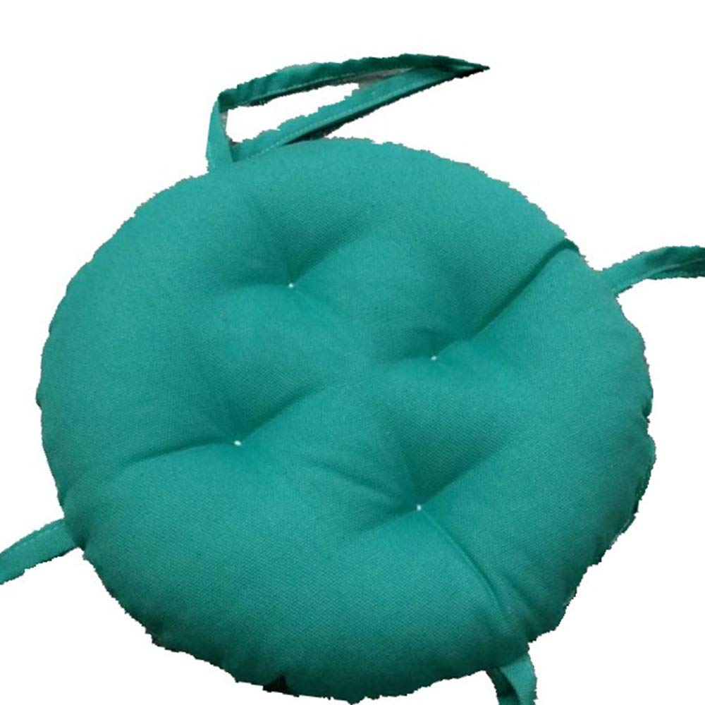 NVEOP Round Bar Stool Cushion with 4 Ties 12 inch, Comfortable Sitting for Round Wooden or Metal Stools, Make Your Old Stool New(Stool Cushion only, Stool not Included)