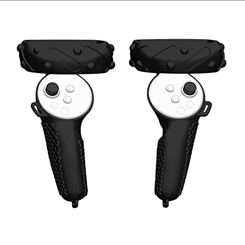 Rummyluck VR Controller Grip Cover Compatible with PICO NEO 3 VR Controller, Silicone Sleeve Anti-Slip Case with Straps & Rocker Caps