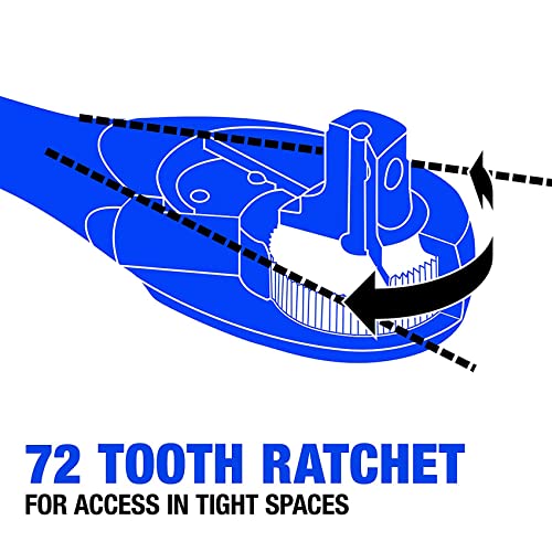 TR TOOLROCK 3PCS Ratchet Set,1/4" 3/8" 1/2-Inch Drive Socket Wrench 72-Tooth Quick-Release Reversible CR-V Gear Torque Spanner with Soft Grip Handle Hand Tools…