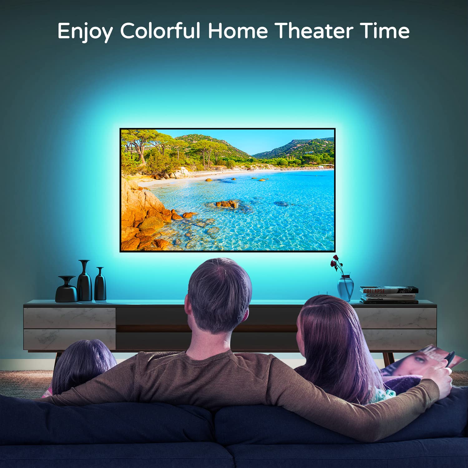 USB TV LED Backlight, Christmas Gift for teen, women,men, LED lights for PC Monitor