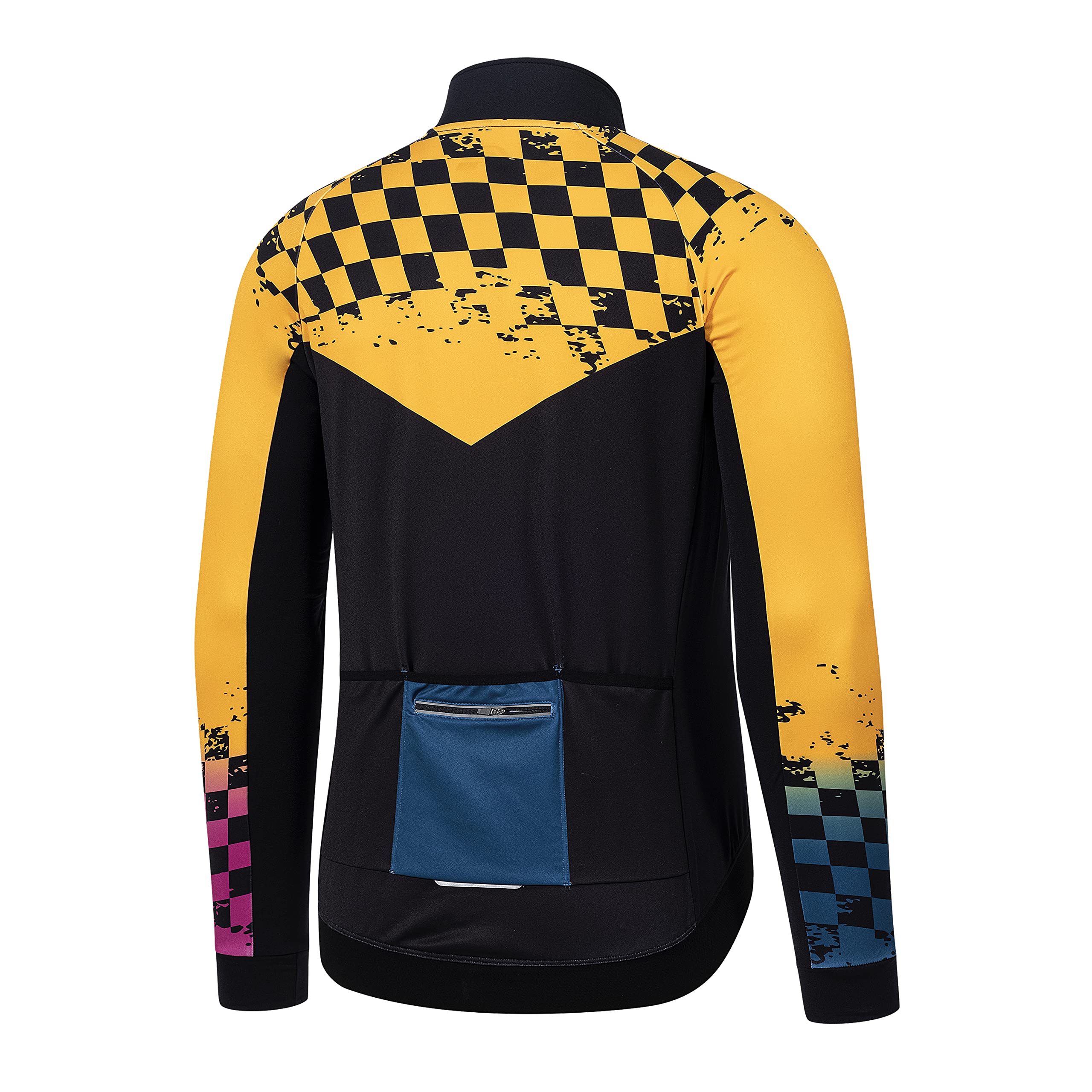 Protective Heat-regulating Long Sleeves Cycling Jersey with Full Zip Made from Recycled Polyester, a Stylish Bike Jersey Mango