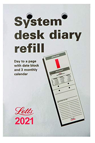 Letts 2021 Business Calendar System Desk 2021 Refill, 21-TSDR
