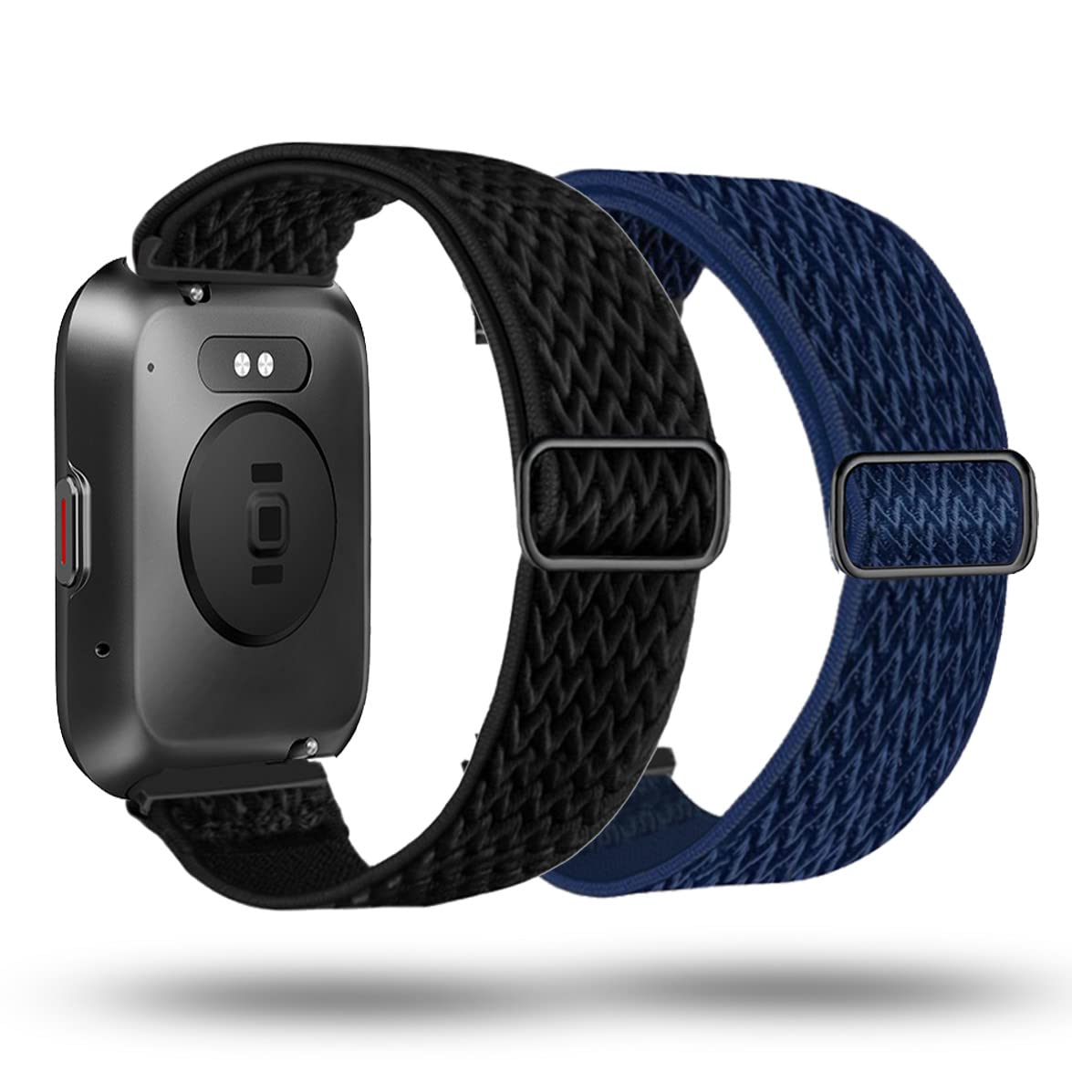 smaate Elastic Watch Band Compatible with ENOMIR ID208BT 1.7 inches smartwatch, Stretchy Nylon Sport Loop Replacement for Women Men