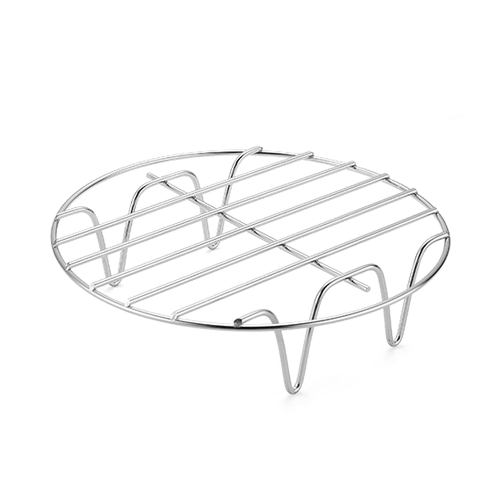 Round Rack for Cooking, Multi-Purpose Accessories Cooking Rack | Multi-Purpose Cooling Rack Stand Grill Fir for Steamer, Fryer, Stockpot