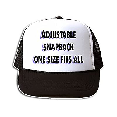 Mythic Airbrush Digitally Airbrush Painted Personalized Custom Monster Truck Snapback Trucker Hats White, 1-5 1/4