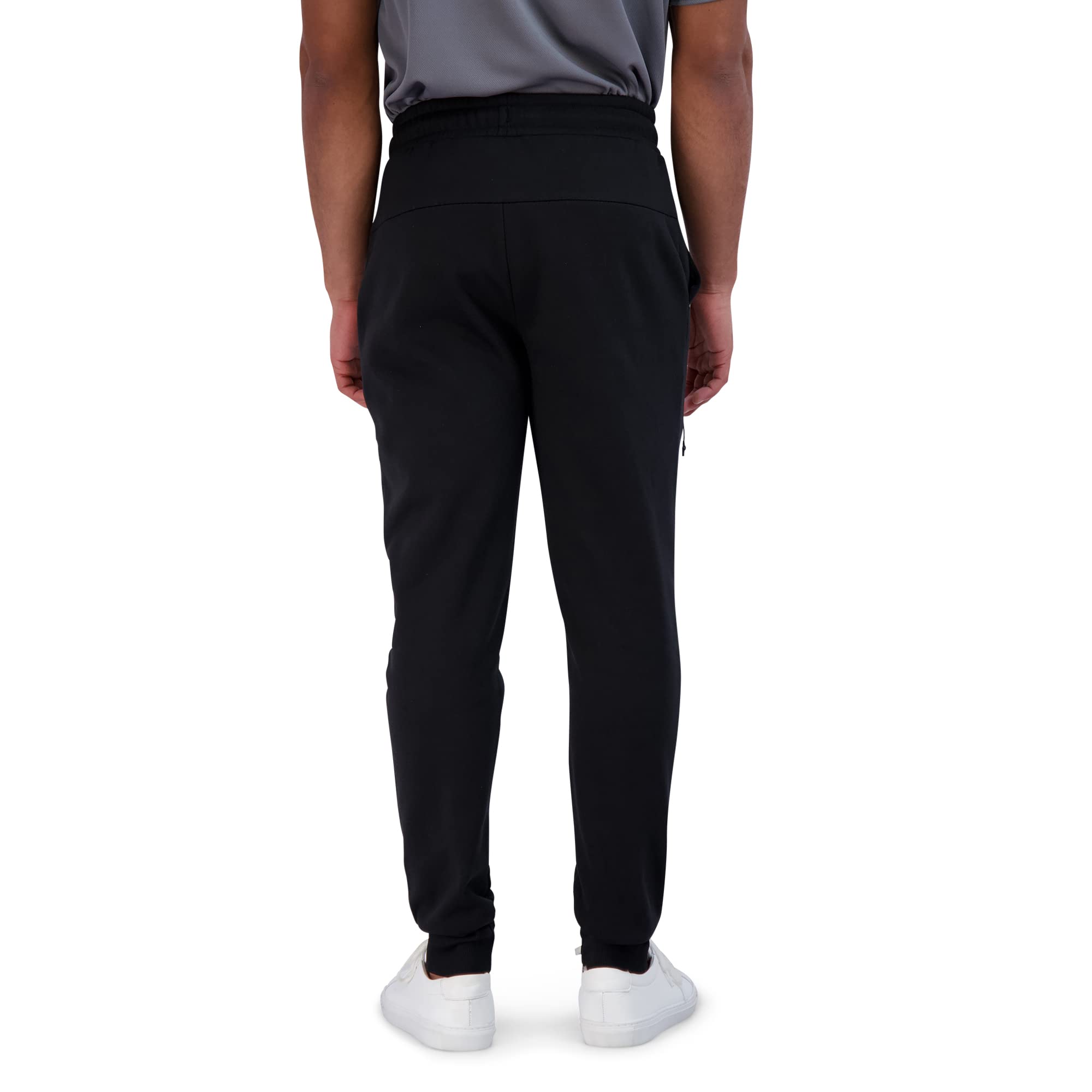 Russell Athletic Mens Club Court Jogger Pants, Black, L