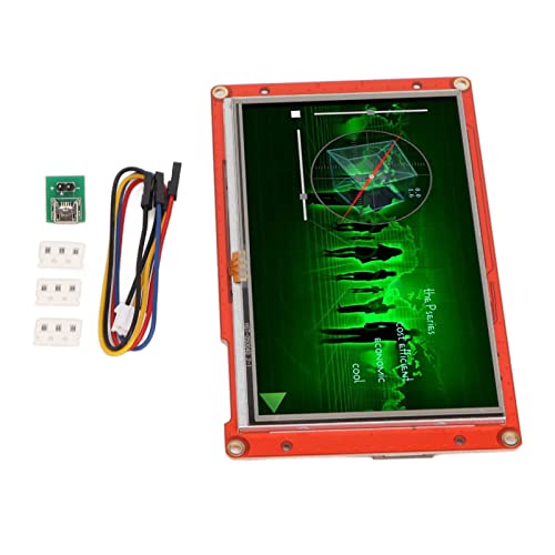 VINGVO HMI Display, 8 GPIO 800x480 Resolution 1024 Bytes HMI LCD Display 5.0in for Car