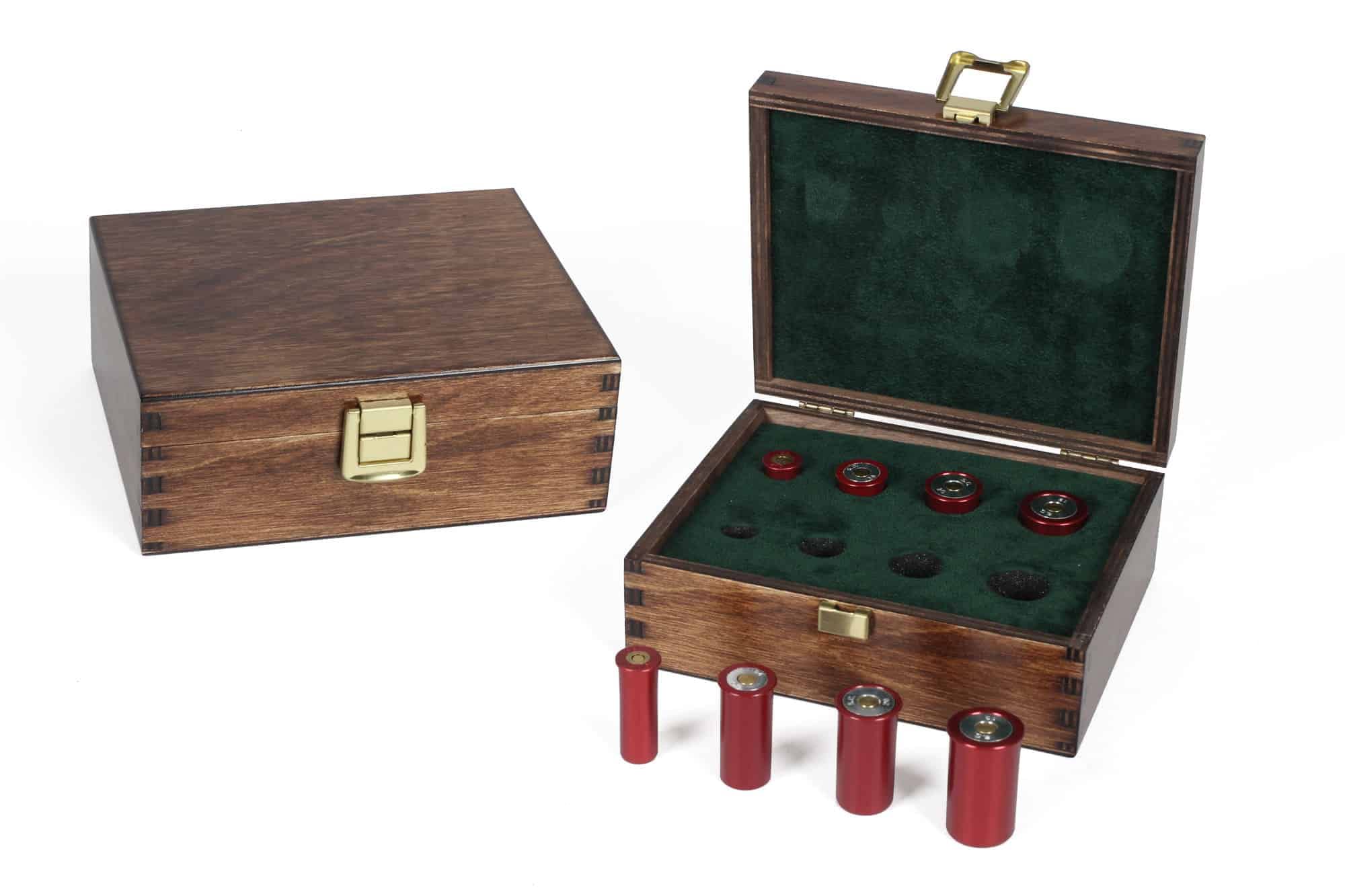 Luxury Shotgun Snap Cap Gift Set by Stil CRIN (12 ga, 20 ga, 28 ga.410)