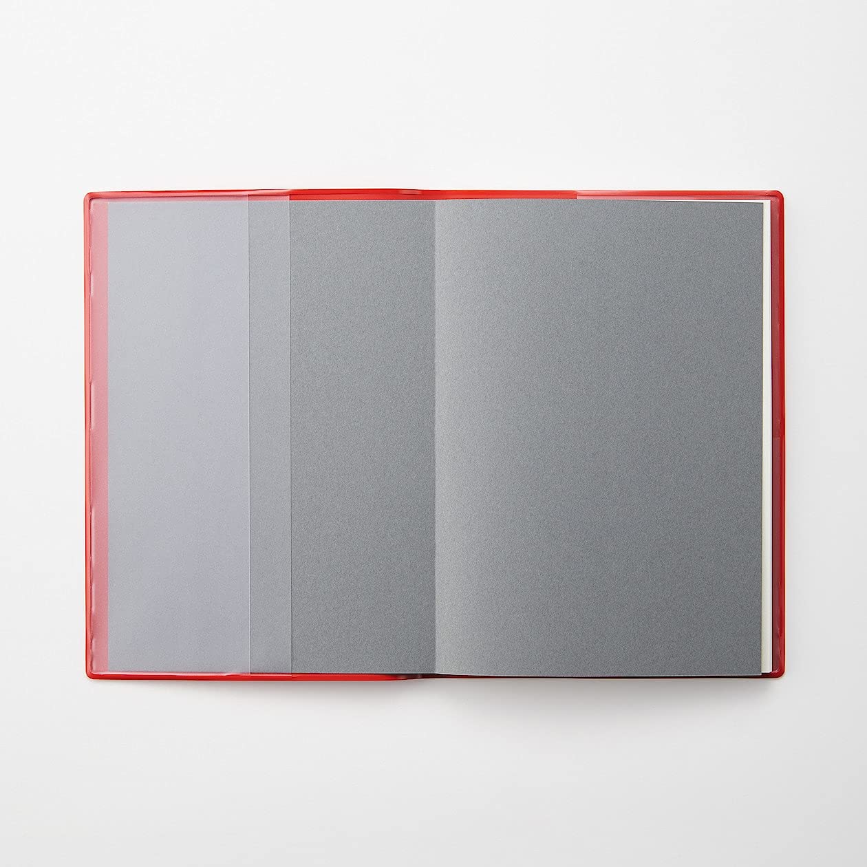 MUJI Monthly/Weekly Schedule Book 2022 B6 Size Red Beginning December 2021 Polyvinyl Chloride Cover Planner Scheduler