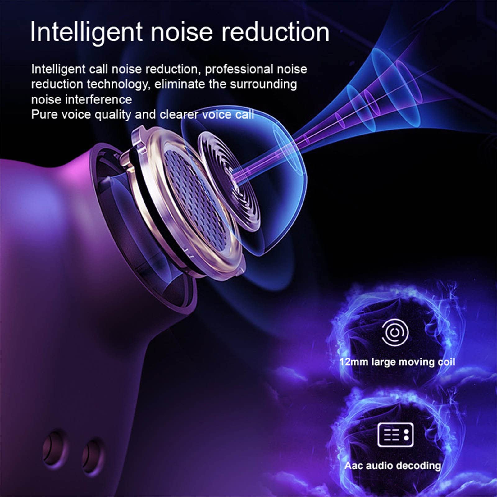 Viligee Mini Touch-Control Wireless Bluetooth Earphones - Earbuds Headset Long Endurance Travel Essentials in-Ear Stereo Headphones with Portable Charging Box Home Sport Working Office Outdoor Use