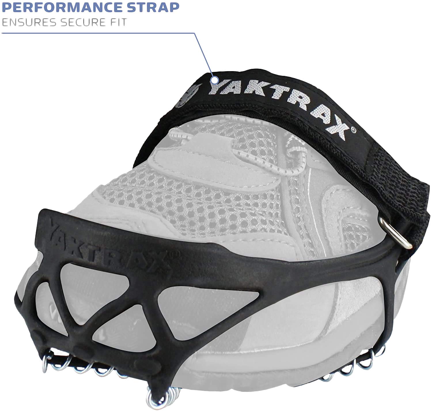 Pro Traction Cleats for Hiking, Walking, or Jogging on Snow and Ice,Ice Cleats for Shoes and Boots(1 Pair) Small