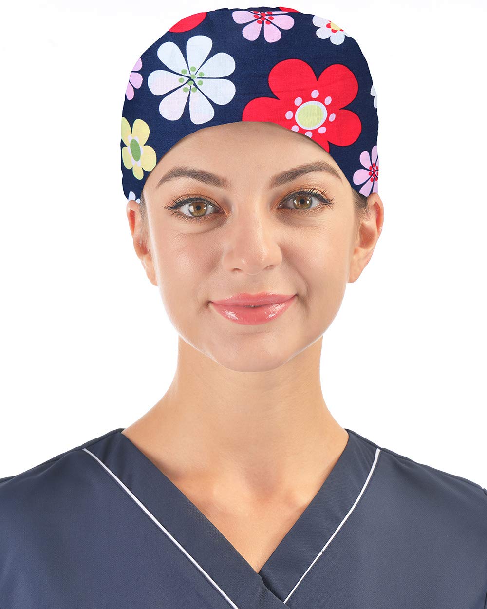 Kousenpu Adjustable Working Cap with Sweatband Suitable for Men and Women (Color J)