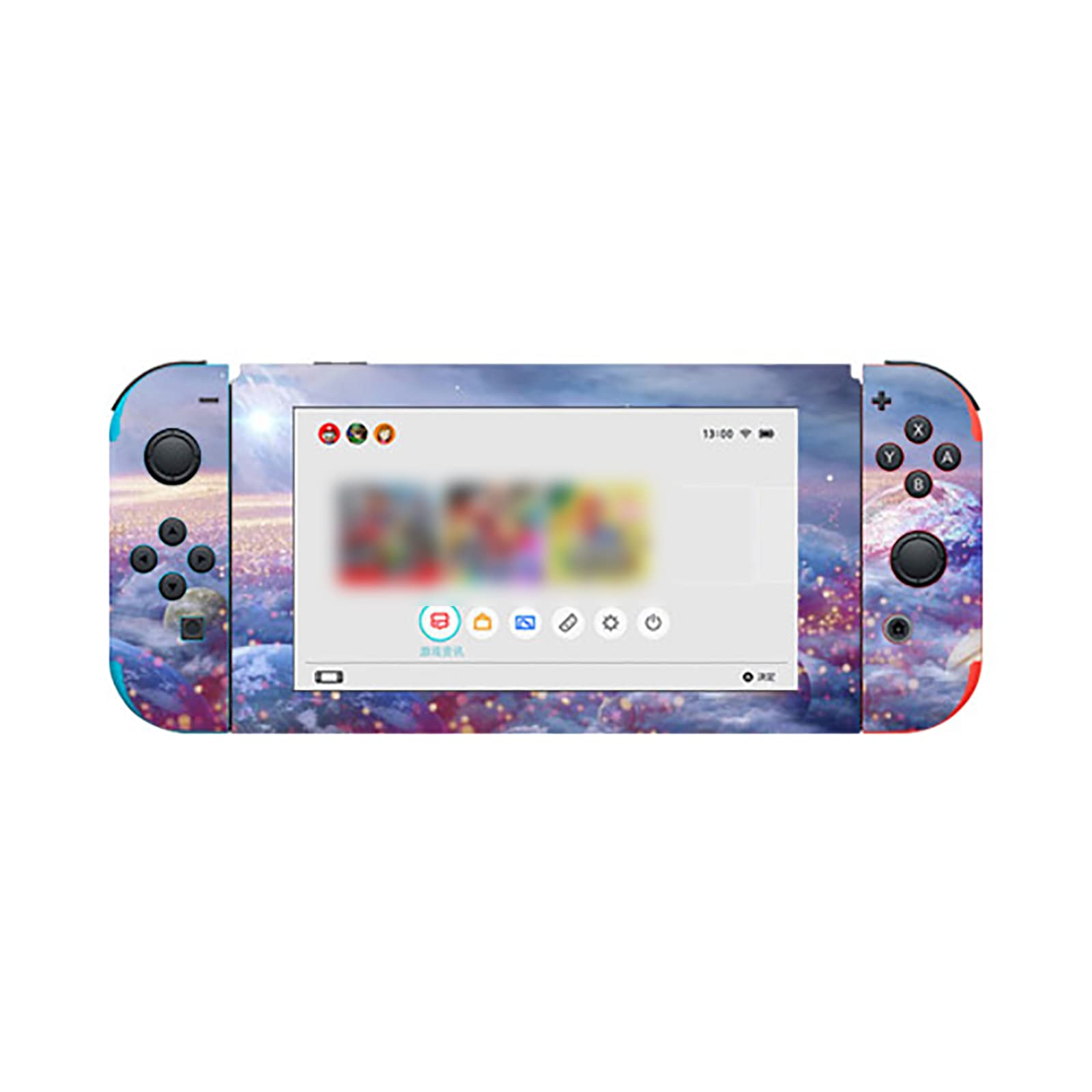 Portaper Personalized Custom Skin Sticker for Nintendo Switch with Pictures Photos Customized Decal Sticker Cover Wrap Compatible