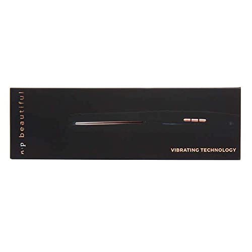 n:p Beautiful Flat Iron Vibrating Hair Straightener Technology Titanium Soft Cool Touch NO-Slip Grip