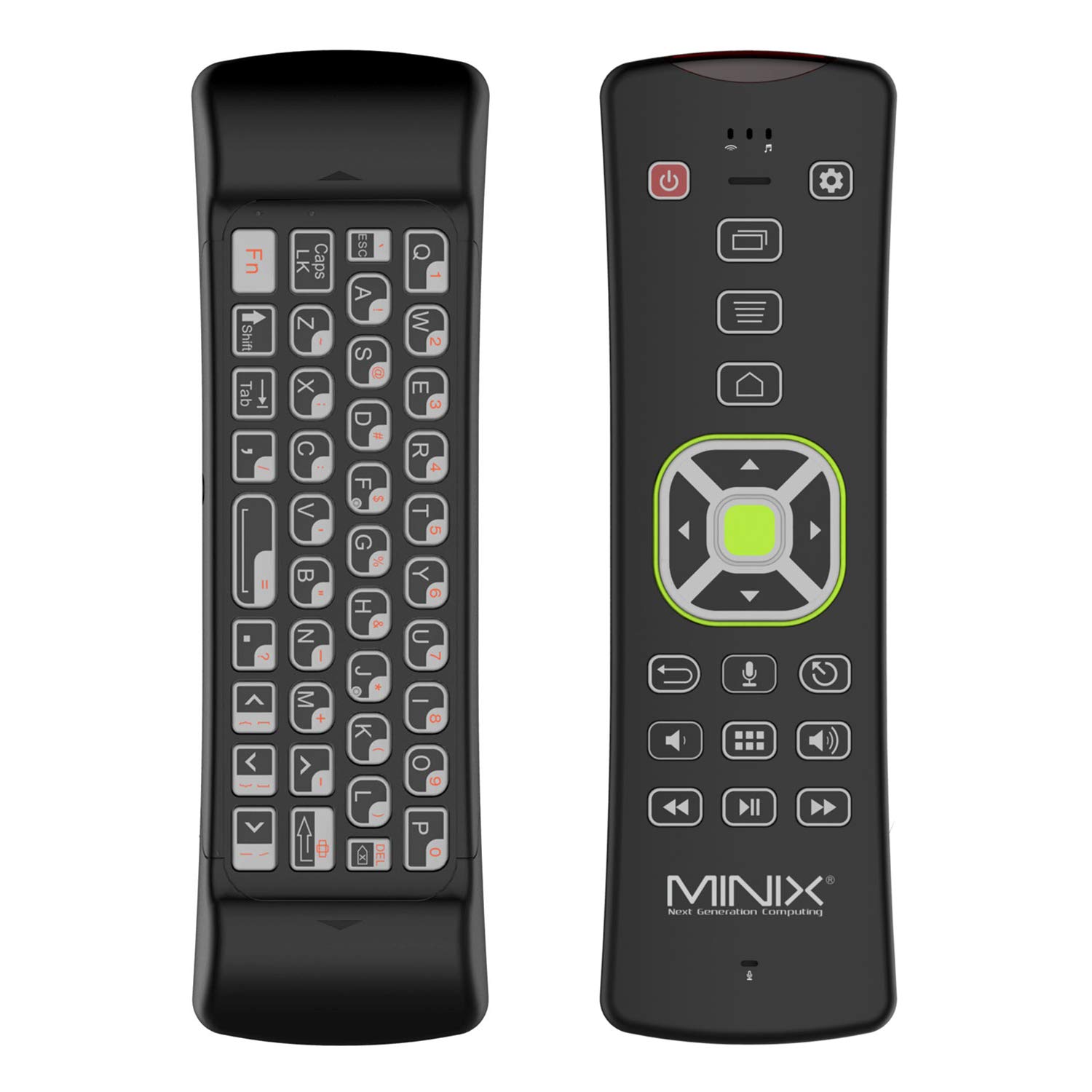 MINIX NEO U9-H +NEO A3 Backlit, 64-bit Octa-Core Media Hub for Android [2GB/16GB/4K/HDR] and Six-Axis Gyroscope Backlit Remote with Voice Input. Sold Directly by MINIX Technology Limited. Backlit