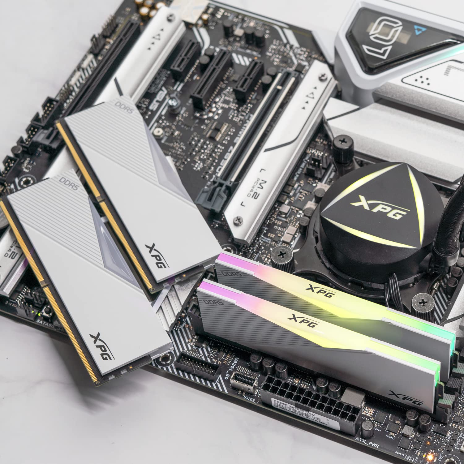 XPG Lancer DDR5 RGB 5200MHz 32GB (2x16GB) Desktop Memory with ADATA 1TB Premium SSD M.2 2280 PCIe Gen4 NVMe SSD Bundle