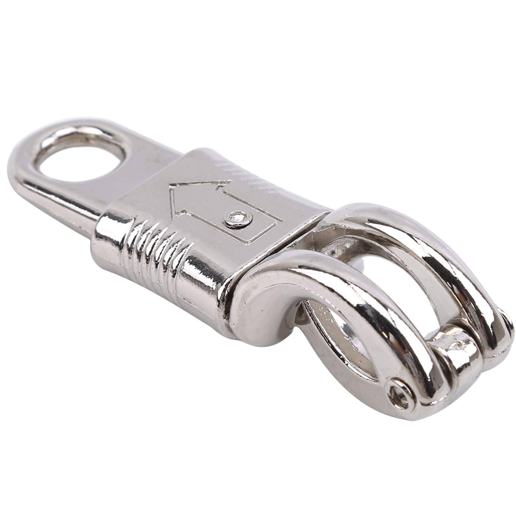 MOONRING Horse Panic Clip Buckle Quick Release Panic Hook Snap Outdoor Sports Accessories, Silver