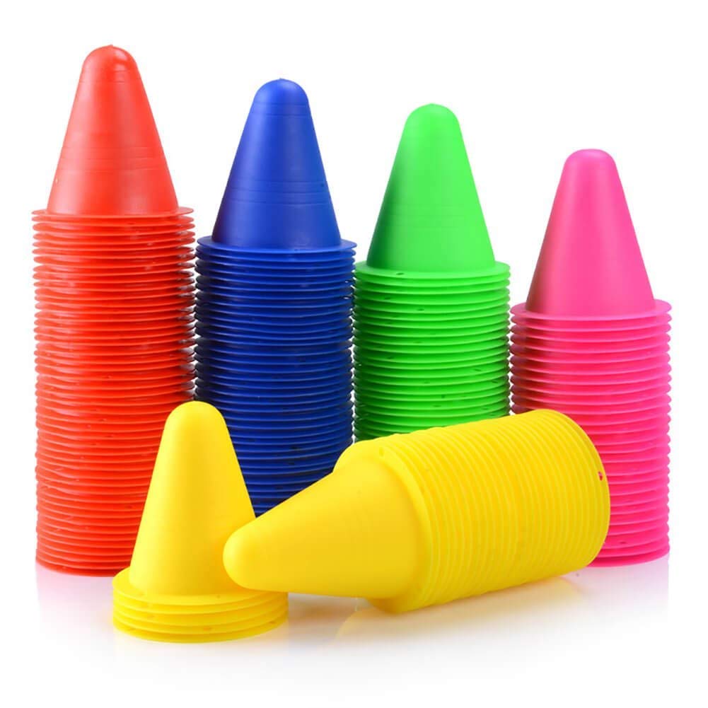 Mavvel Hurriman 40 Pack Slalom Cones Mini Agility Soccer Cones for Training, Kids Roller Skating