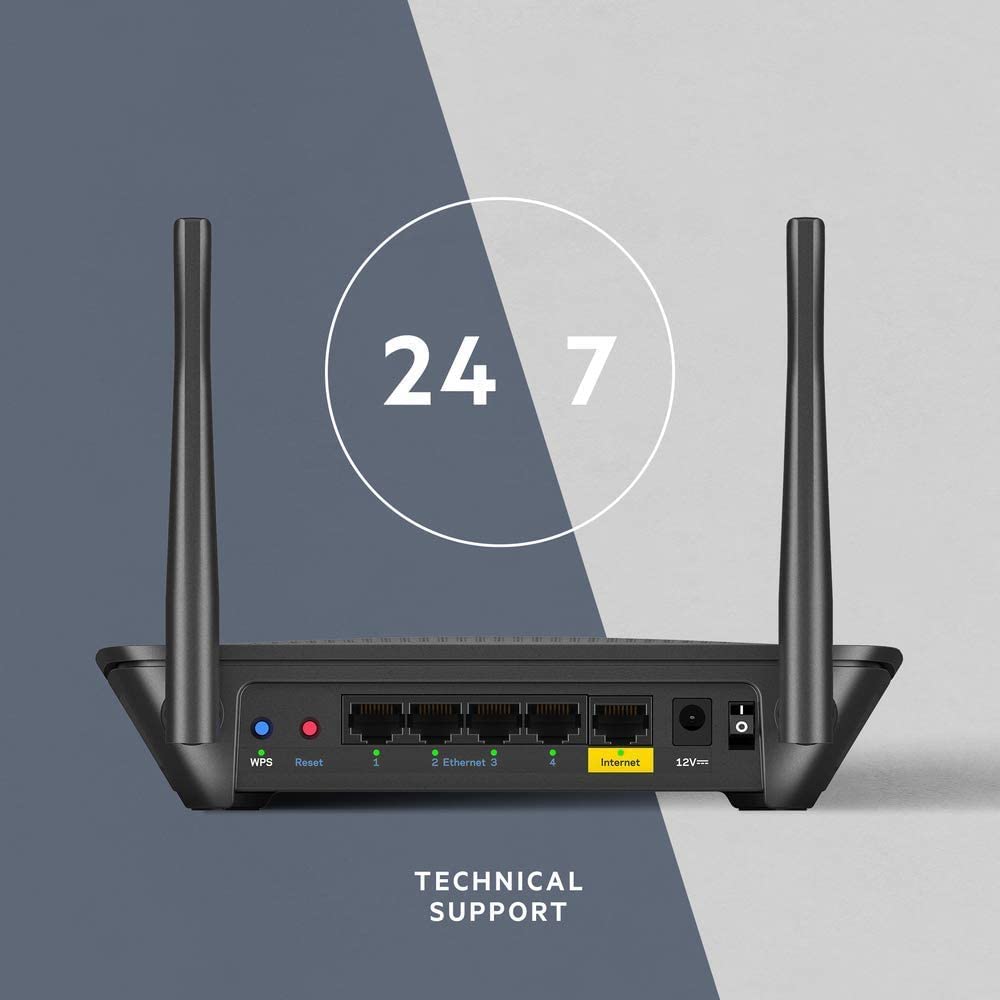 Linksys WRT1900AC Dual Band Smart Wi-Fi Wireless AC Router (2.4 + 5GHz) - (Certified Refurbished)
