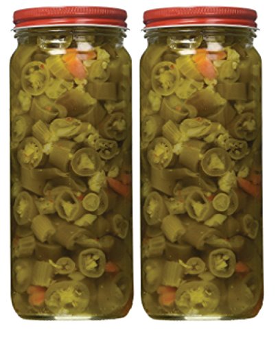 Marconi - The Original Chicago Style Hot Giardiniera - 16 oz (2 Pack)