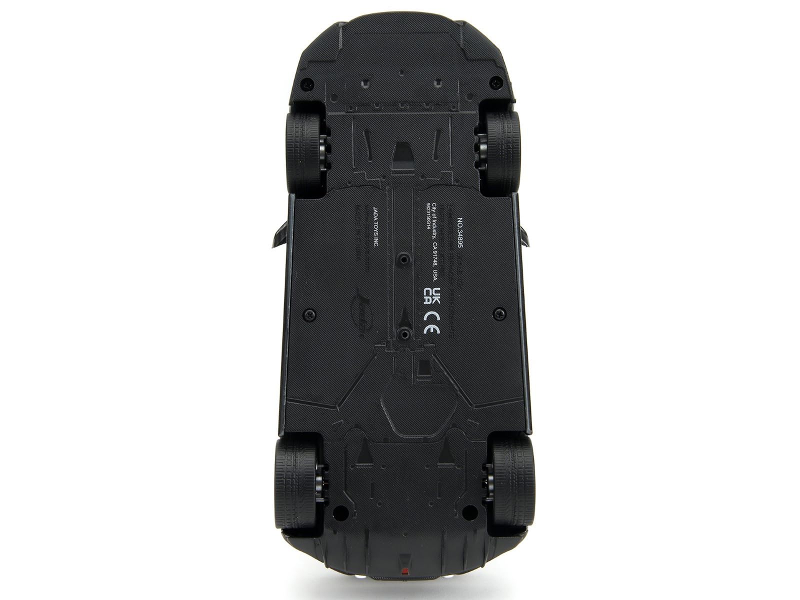 Lambo Huracan Perfomante Gray and Black Gradient with Carbon Hood Pink Slips Series 1/24 Diecast Model Car by Jada 34895