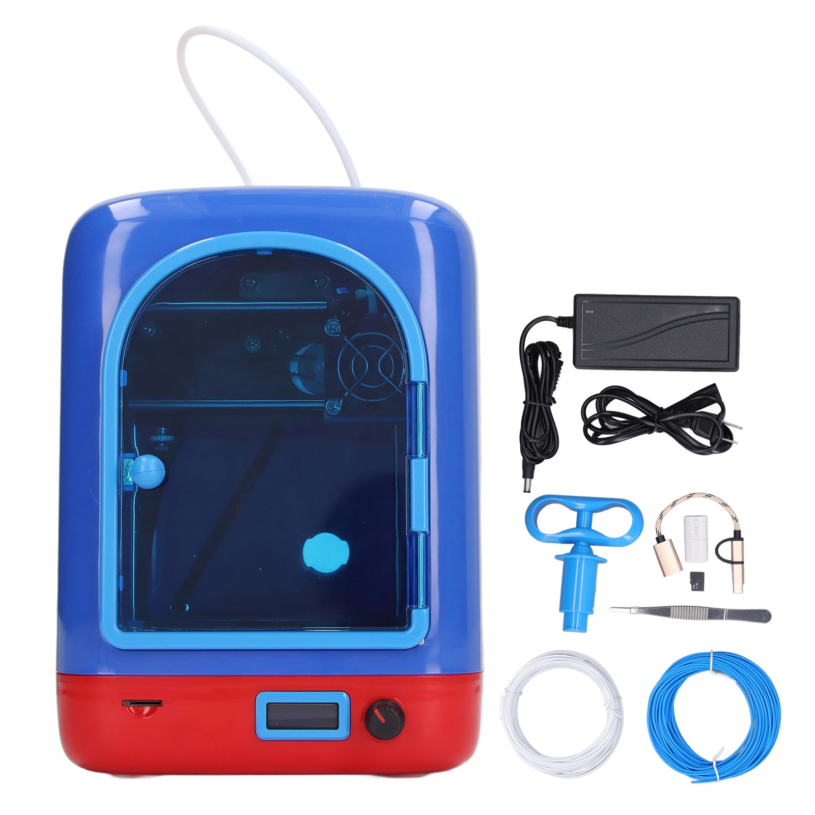 Mini 3D Printer, High Accuracy Kids 3D Printer Wide Application Durable Leakage for PLA (US Plug 100β240V)