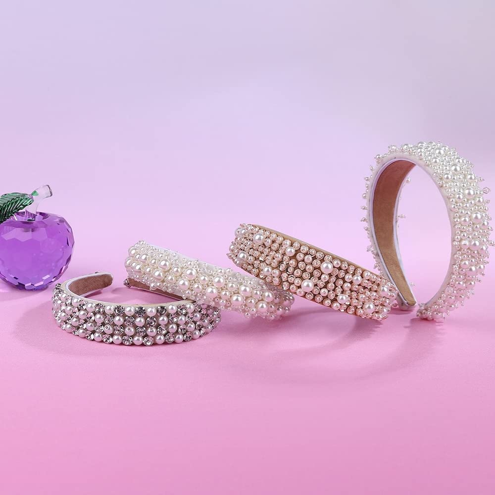 Natalie Mills GLAMBANDS! Glamorous Headbands for Ladies! Top Trending Hair Accessories. Rhinestone & Pearl Headbands
