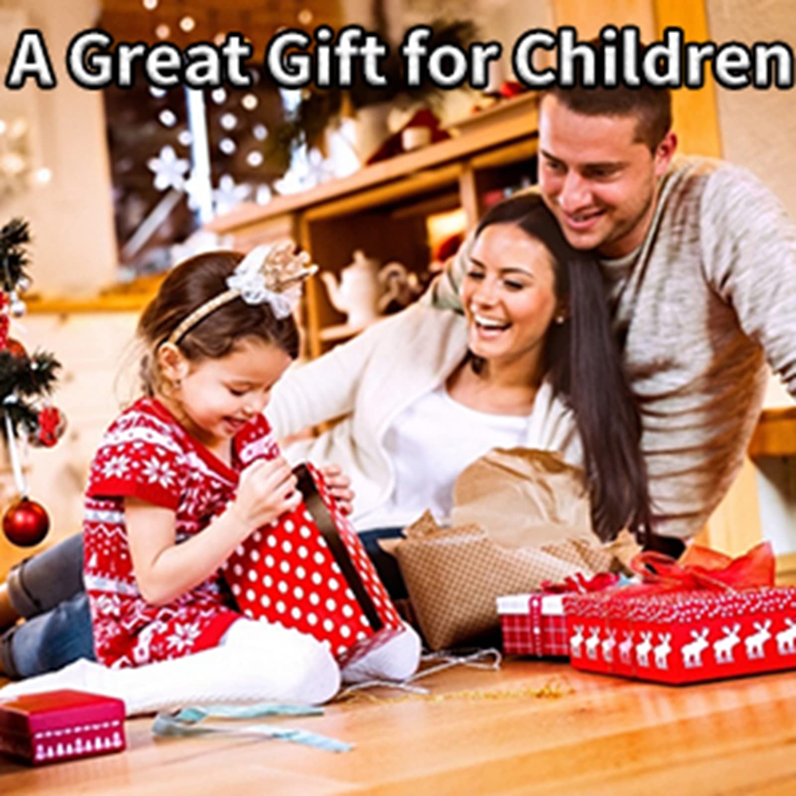 Smart Preschool Laptop, Children Bilingual Educational Learning Study Interactive Toy Kids Teach Alphabet Computer Game Gift for Toddlers Boys Girls Learn ABC Numbers Words Spelling Maths Music