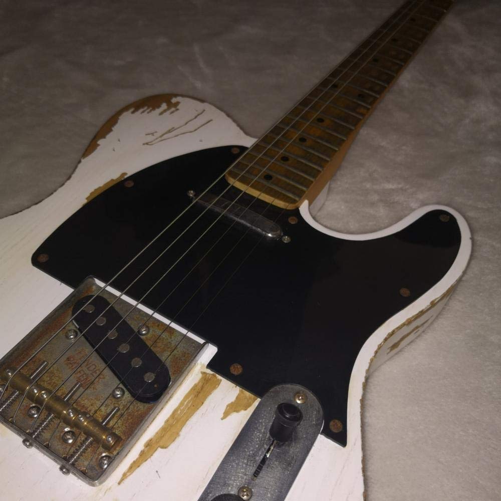 LYNLYN Guitars Old Fashioned Electric Guitar Accessories to Make Old Fashioned Neck Acoustic Steel String Guitars Electric Guitar (Size : 39 inches)
