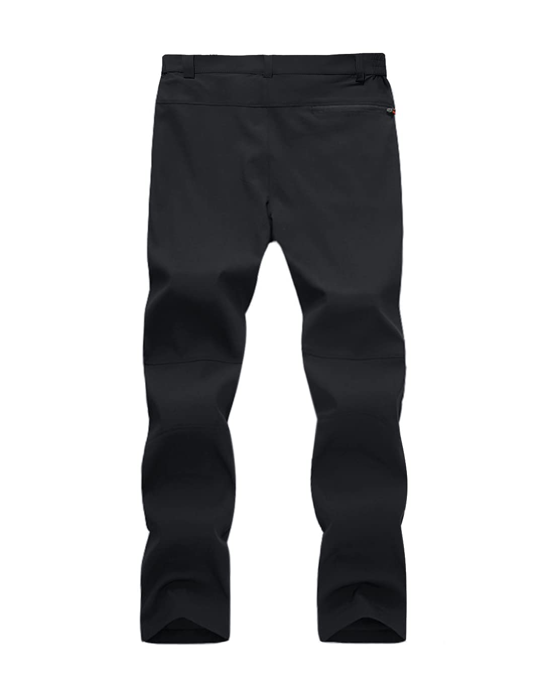 MAGNIVIT Men's Breathable Soft Bombshell Pants Spring Hiking Mountain Skin Pants Trousers Black