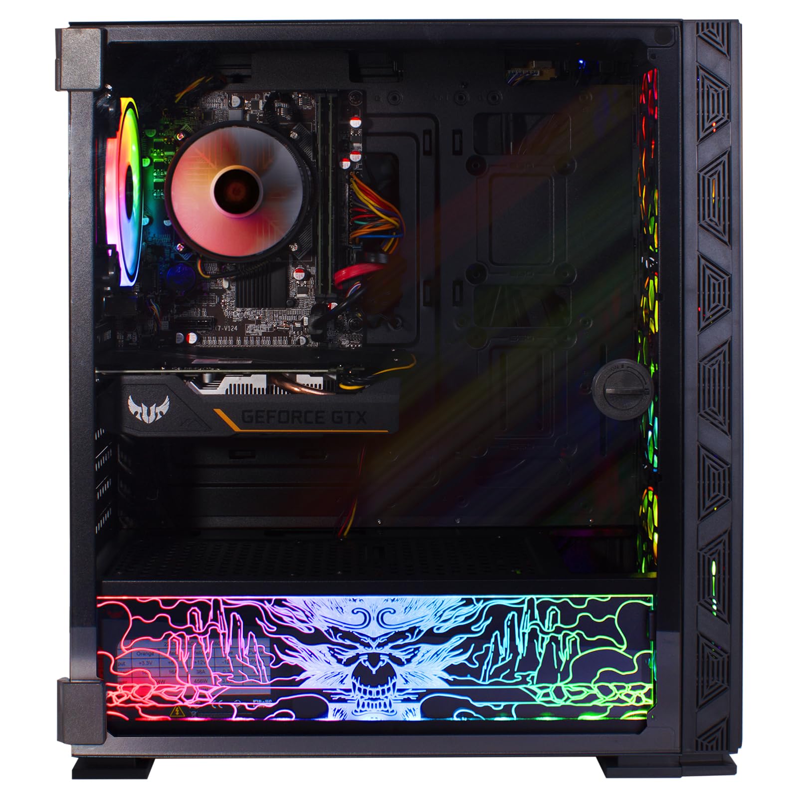 Veno Scorp Budget Gaming PC 22β Bundle Intel Core i3-8GB RAM - 500GB HDD β GT 710 2GB NeonZilla ARGB Gaming Case - WINDOWS 10