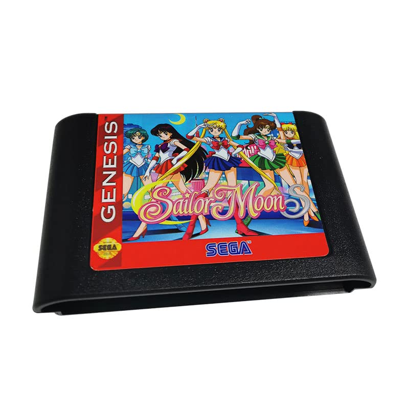 Sailor Moon Pretty Soldier-Game Cartridge - Electronic Games 16 BIT MD game Card For PAL And NTSC Version