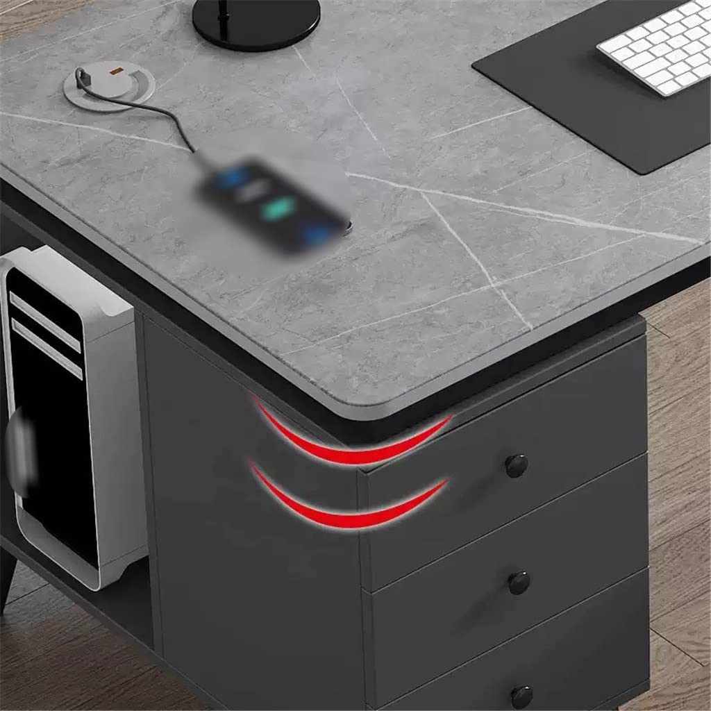 KXDTZ Rock Slab Computer Desk Desktop Home Bedroom Gaming Desk Study Desk Study Desk