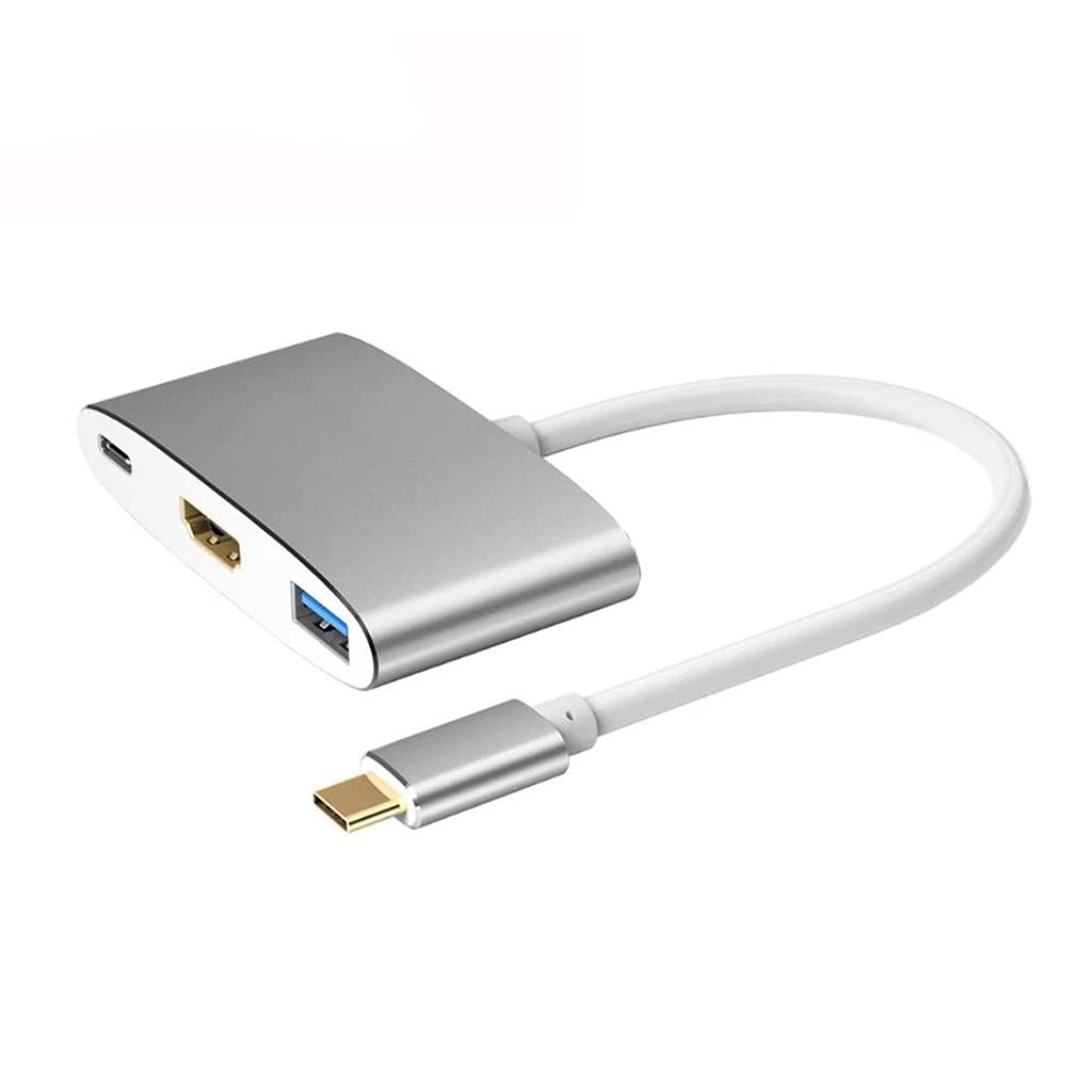 XXXDXDP USB Hub USB C to -Compatib USB3.0 5Gbps High Speed Hub Support 4k Video 60w Type C Quick Charge