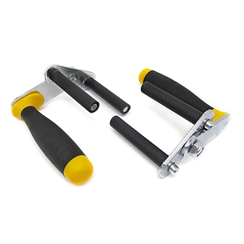 Saddgo 2Pcs Tools for Carrier Plasterboard Lifter Carry Load Lifter Easy and Labor-saving Pick Up for Gypsum Board Cera, mixed sizes, Black +Yellow