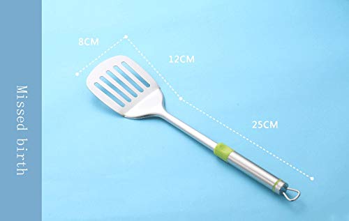 LMMDP Kitchen Truner Suit Cooking Shovel a Soup Spoon Scoop Colander Full Set Of Cooker Household Stainless Steel Kitchen Ware Seven