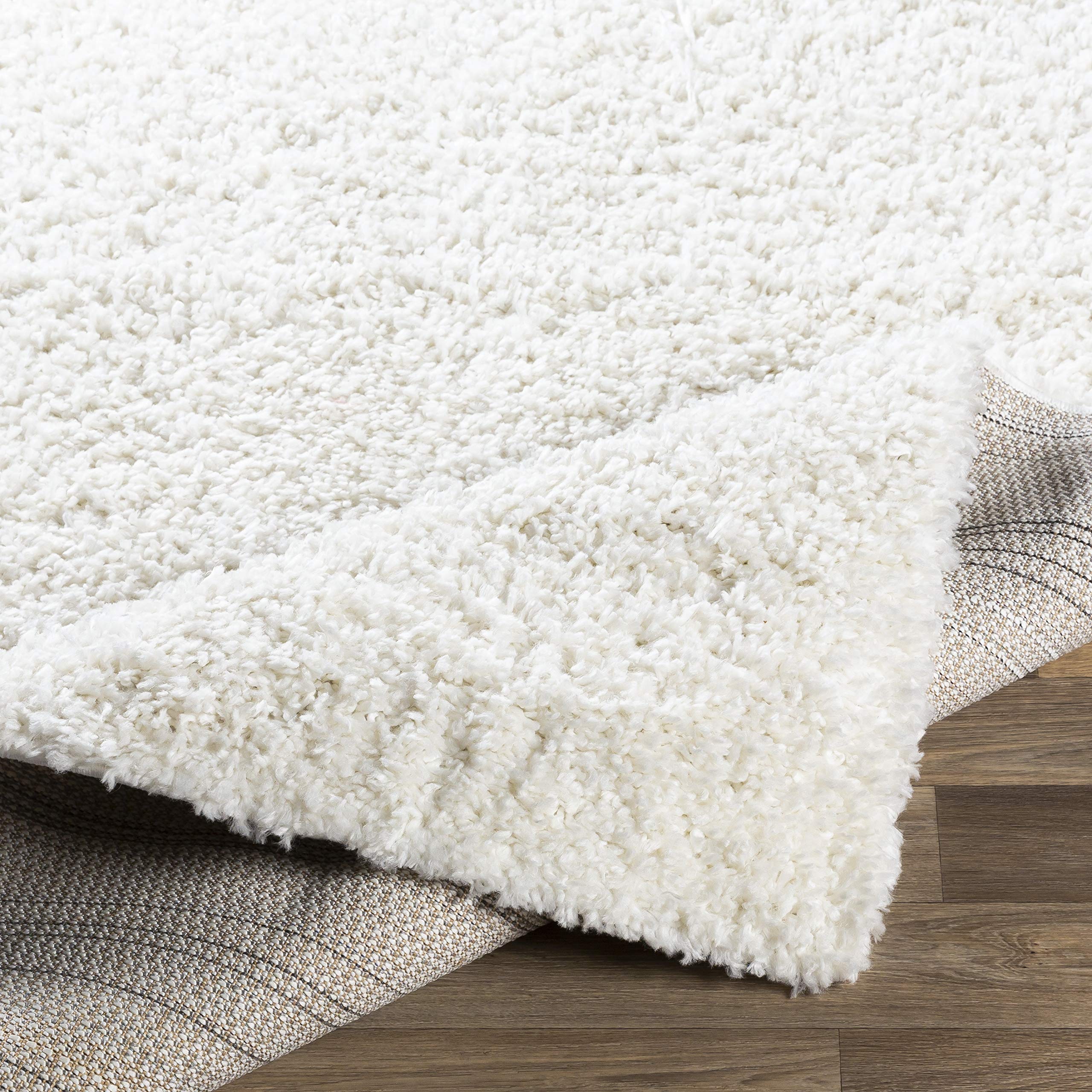 Livabliss Kiana Modern Minimalist Area Rug,5'3" x 7'3", White