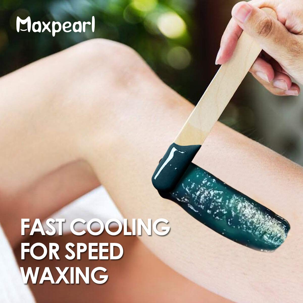 Maxpearl Wax Beads for Hair Removal, 2.5lb Hard Wax Beans Refill Bag for Brazilian Bikini, Face, Eyebrows, Underarms, Arms, Chest, Back, Legs, Coarse Body Hair Specific