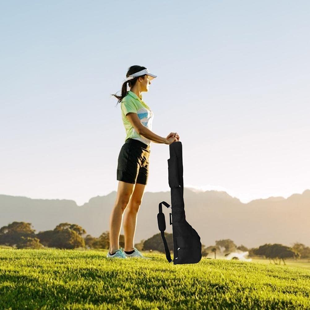 KTNAJOL Golf Travel Bags,Golf Sunday Bag-Driving Range Mini Course Training Practice Golf Bag Travel Case Foldable