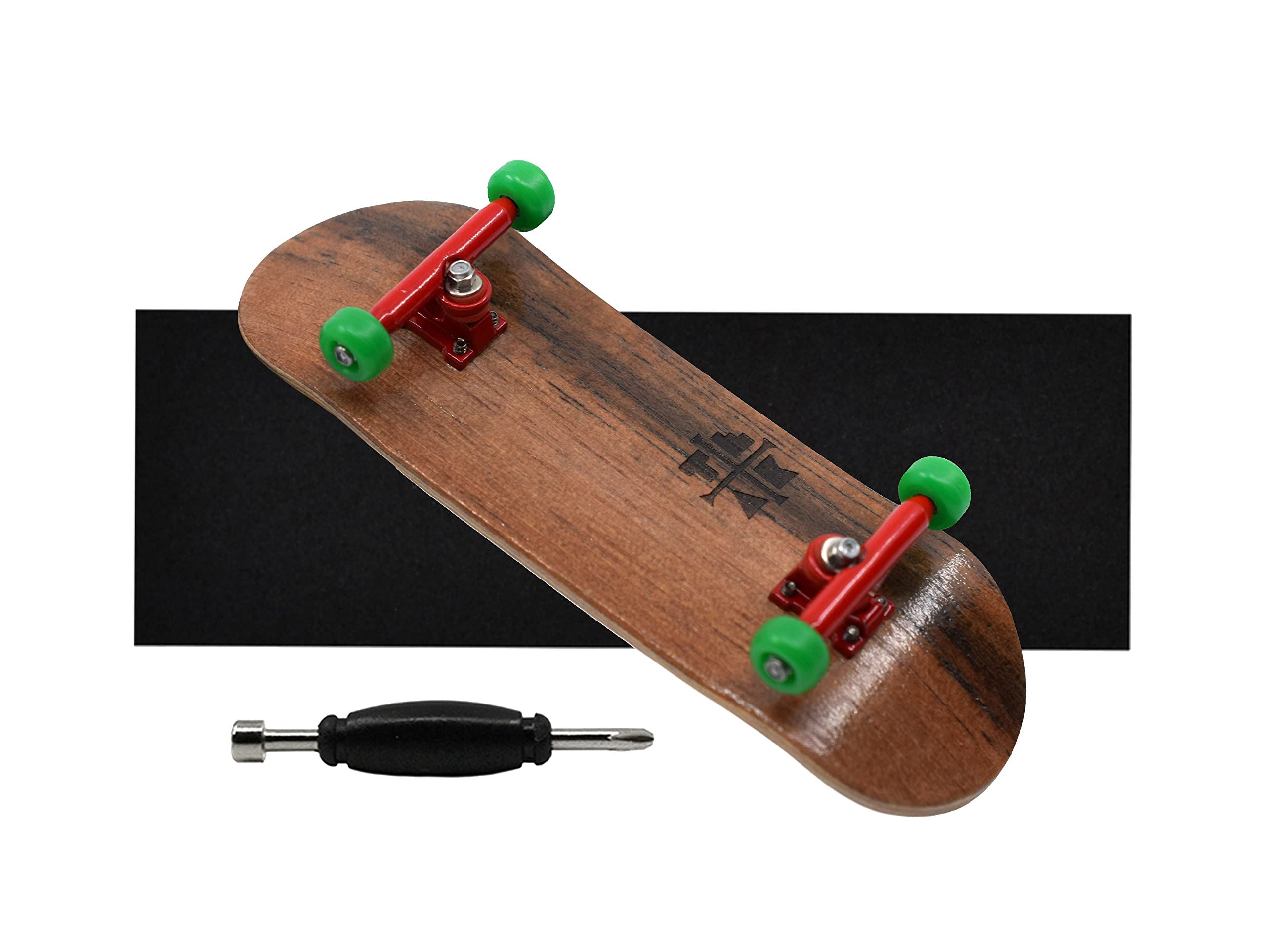 Teak Tuning Prolific Complete 32mm Fingerboard with Prodigy Trucks - Pre-Assembled - Bob Would Be Proud Edition - Upgraded Components, Pro Board Shape and Size, Bearing Wheels, and Locknuts