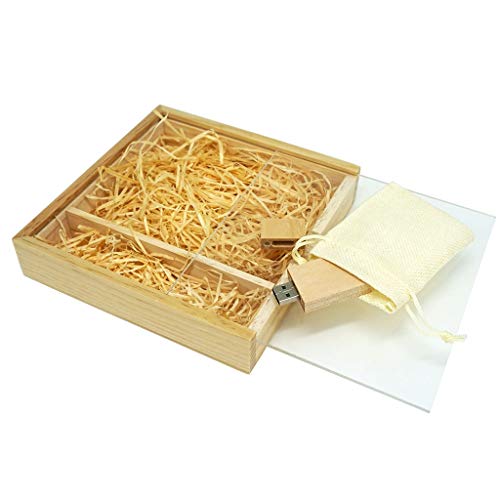 LONMAX Wedding USB Flash Drive 16GB Memory Disk with Gift Box (16GB, LM-US-FMFK+YKL+DMH-16GB)