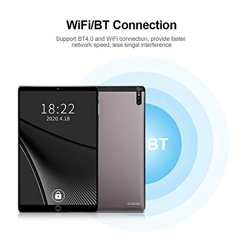 mewmewcat Tablet Computer, 10.1'' Metal Tablet with MT6592 Eight-core Processor 1280 * 800 Resolution 2GB+32GB Memory Support 2G/3G Calls Green+Black US Plug