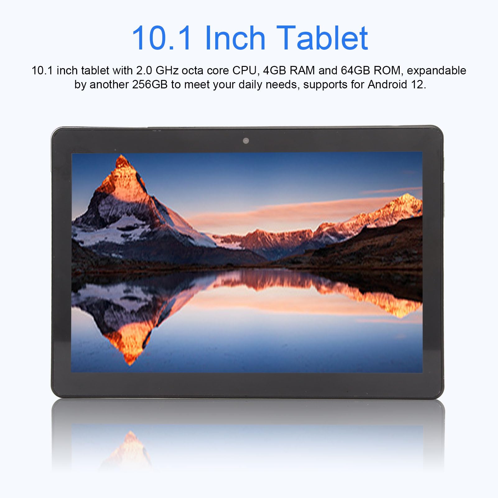 MAVIS LAVEN 10.1 Inch Tablet Double Speaker 4GB 64GB 3 Card Slots Tablet Computer 5.0 100-240V 12.0 (#4)