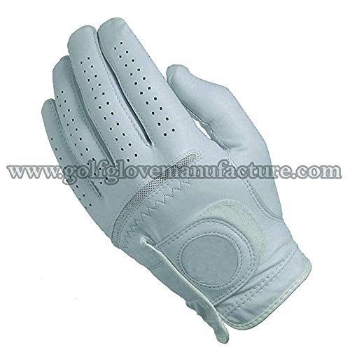 min,Men's Golf Gloves 1 Pack Left Hands Goat Leather GF071 (Large)