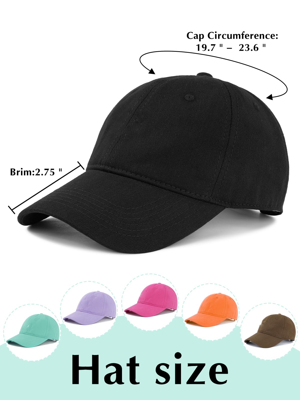 Smile Face Baseball Cap for Women Men Cotton Running Hats Adjustable Dad Hat Low Profile Unstructured Orange Hat Orange One Size