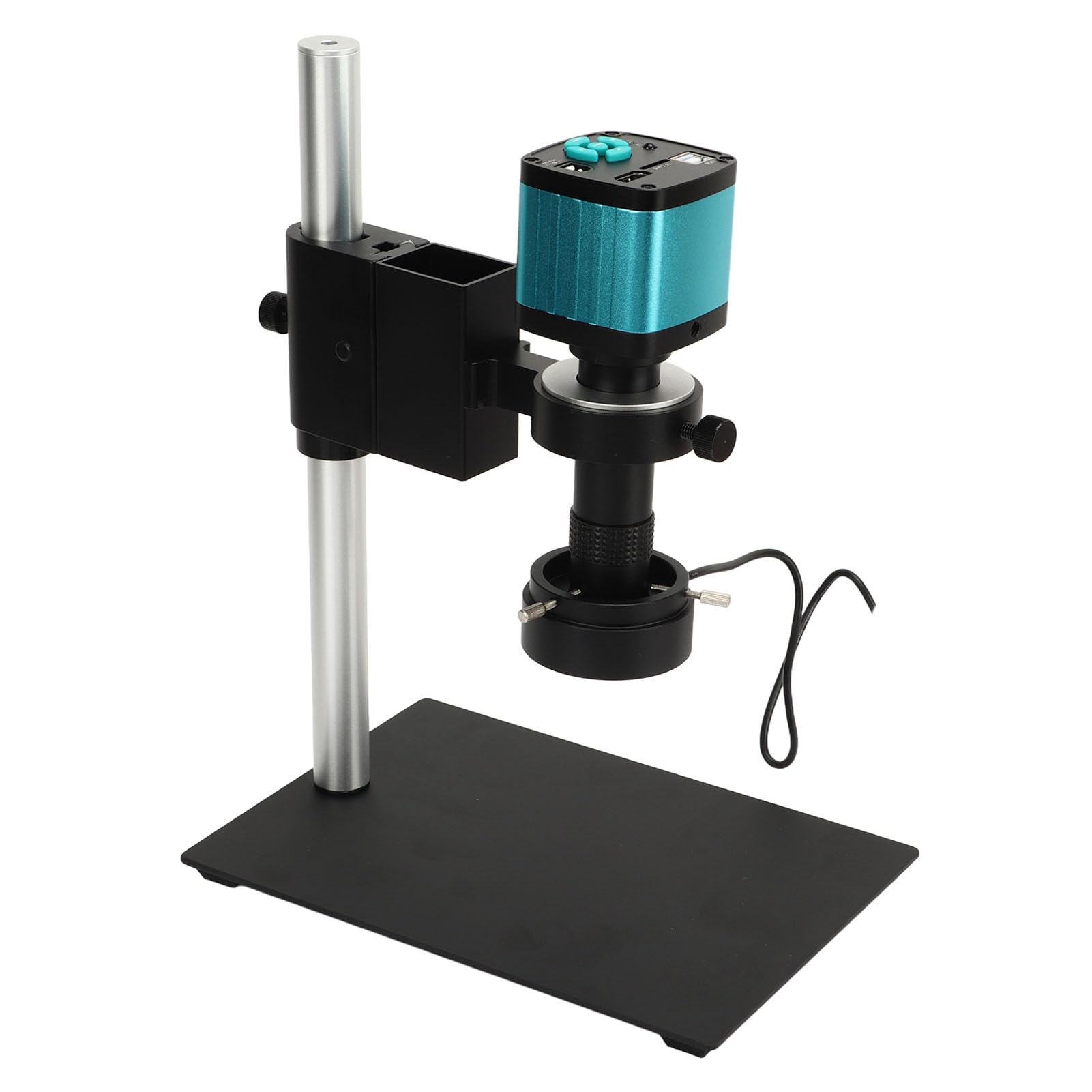 Microscope Camera, 100β240VAC Industry Camera 400-700nm USB 2.0 2MP High Definition Multimedia Interface for Industrial Use (US Plug)