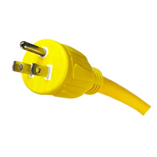 MARVINE CABLE 15 Amp Male 5-15P to 50 Amp Female RV Power Adapter 14-50R Dogbone/Pigtail 1.5Ft Camper/Generator Power Cord Adapter